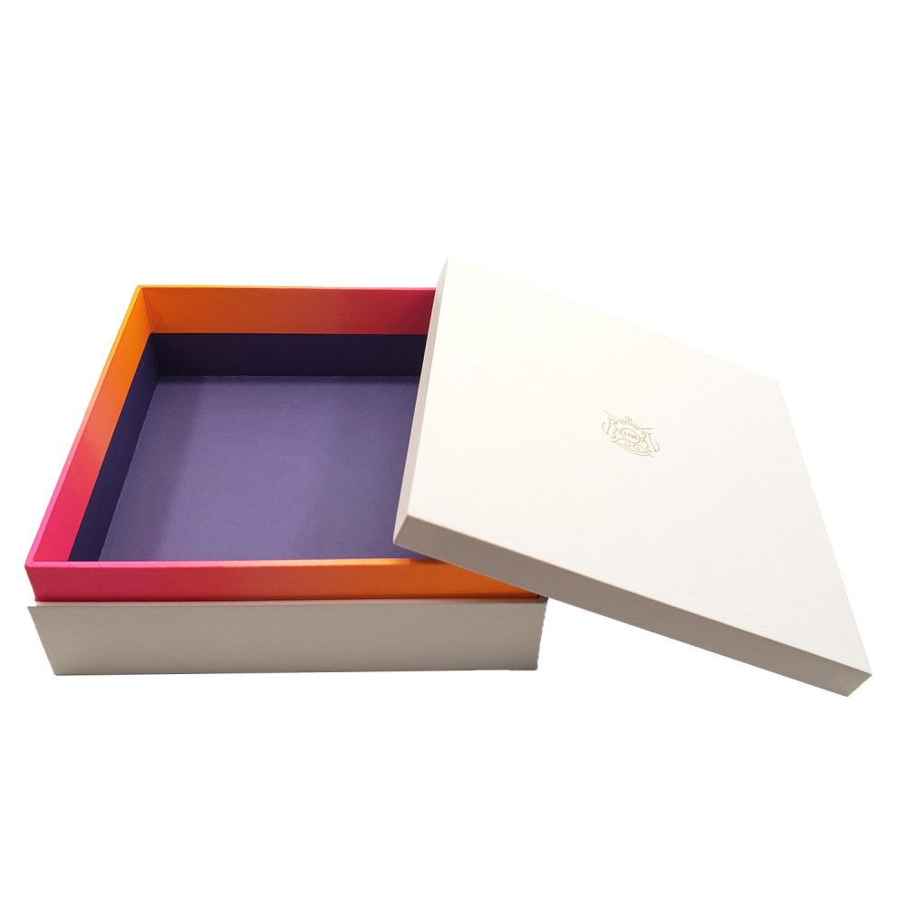 Packaging Supplier - Lid & Case Rigid Box with Inside Lip - Merit Ideas